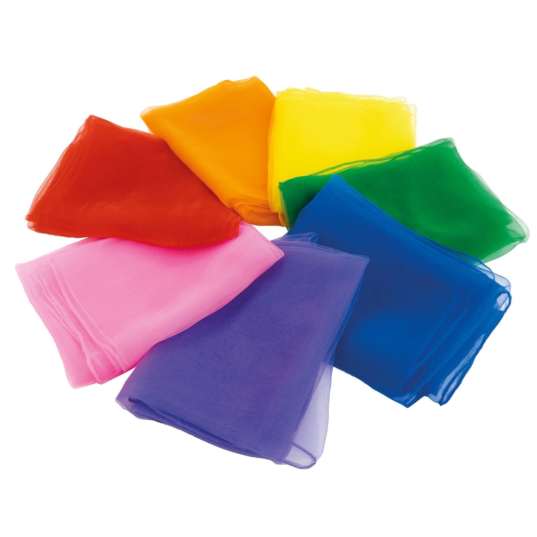 Rainbow Organza Fabric, Large, 7 pcs – MyPauze