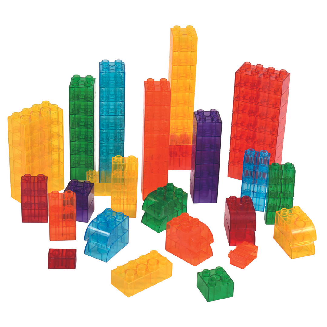 Transparent building Blocks, 90 pcs – MyPauze